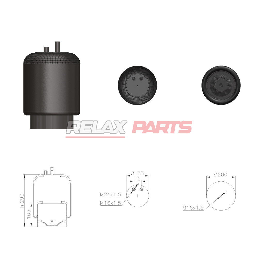 102321 – 4390-K02 AIR SPRING 9423202921 MERCEDES - 9423202921 MERCEDES ...