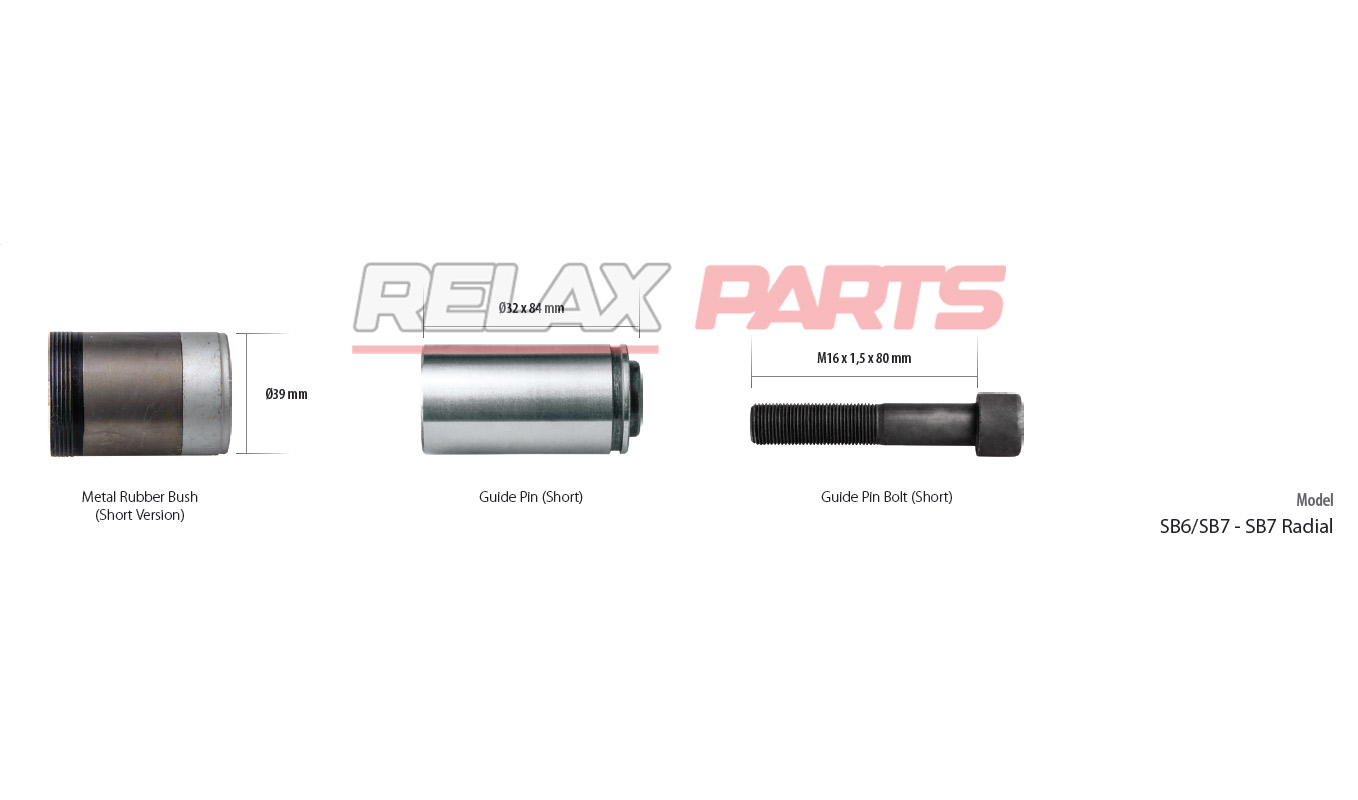 60061 – CALIPER RUBBER BUSH & GUIDE REPAIR KIT KNORR CALIPER