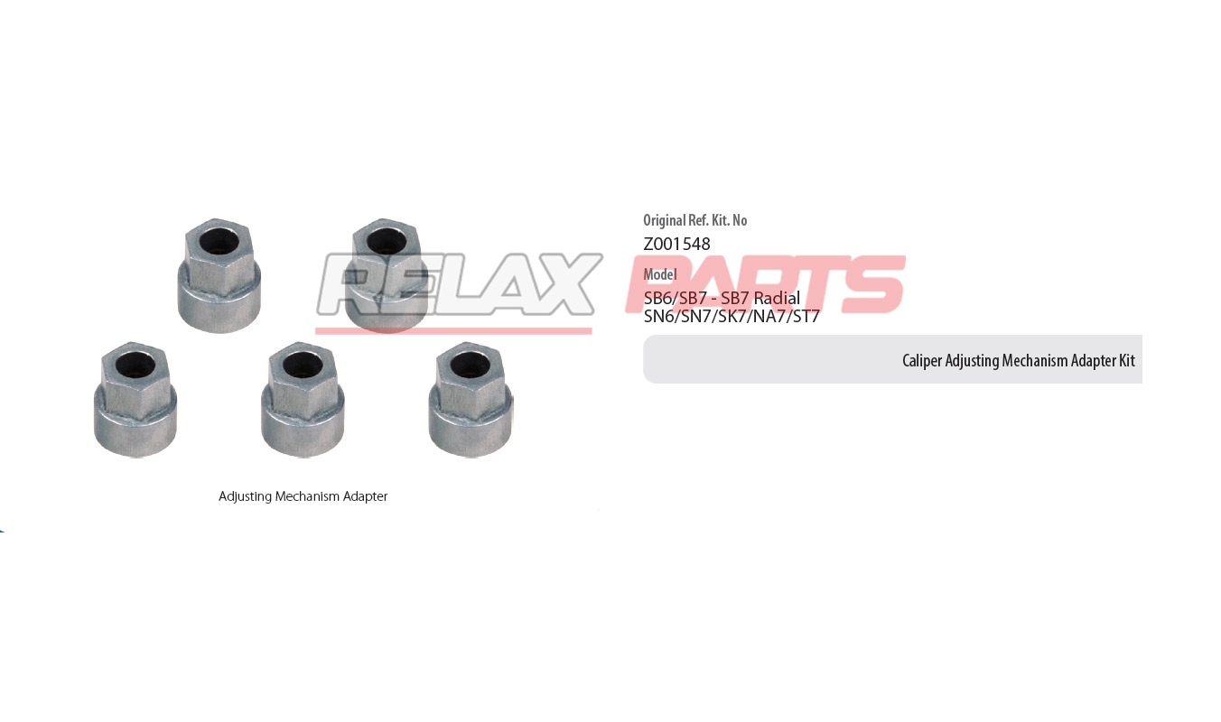 60084 – CALIPER ADJUSTING MECHANISM ADAPTER KIT Z001548 KNORR
