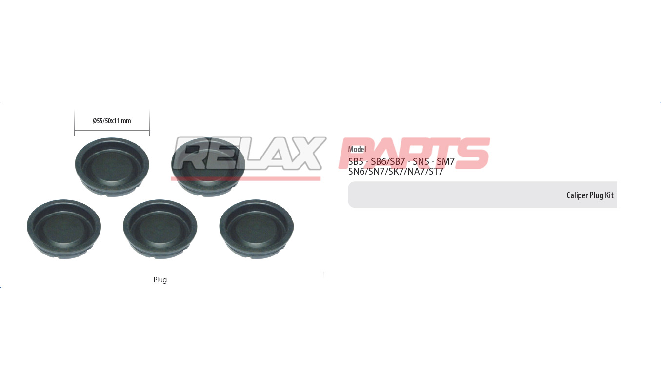 60089 – CALIPER PLUG KIT KNORR CALIPER - KNORR CALIPER