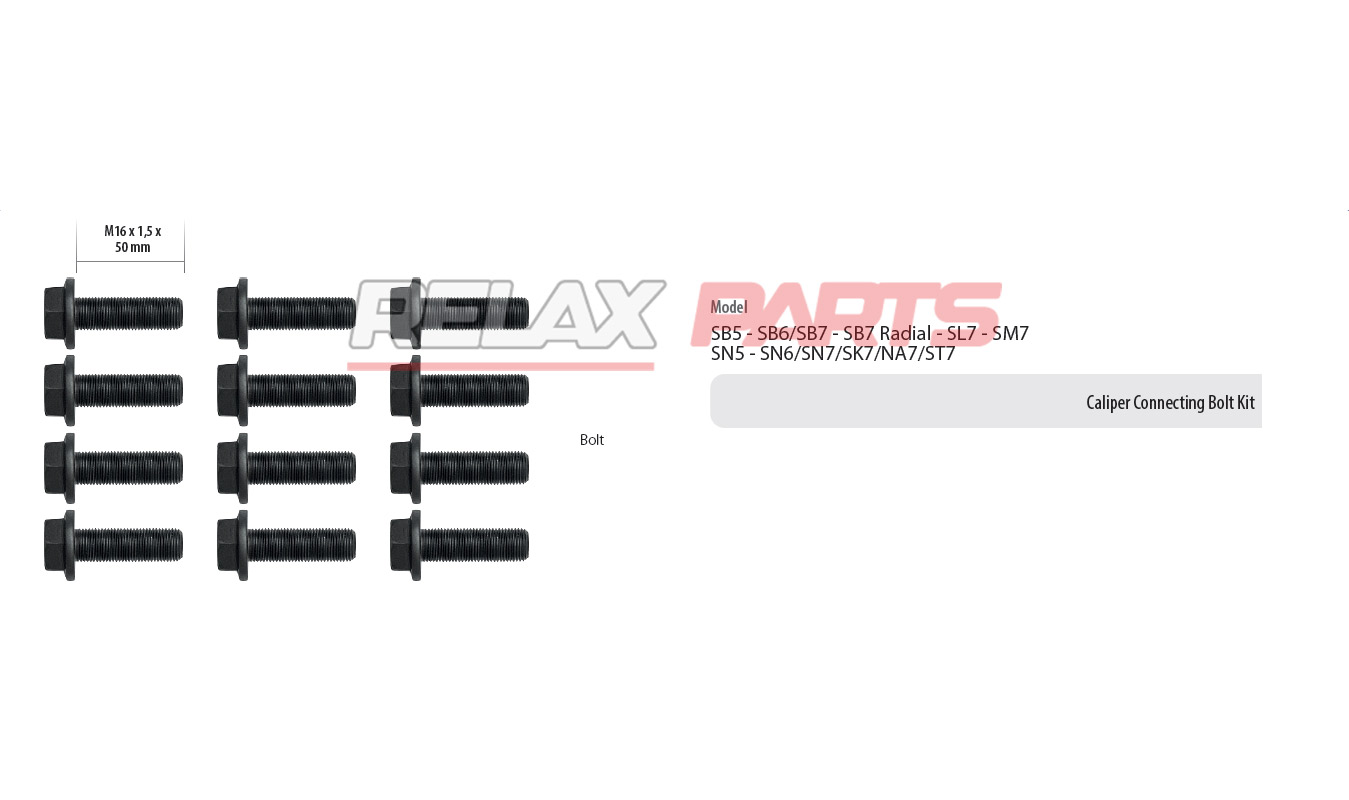 60201 – CALIPER CONNECTING BOLT KIT KNORR CALIPER