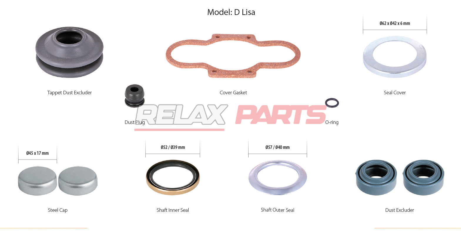 60331 – CALIPER OVERHAUL SEAL KIT SJ4078 MERITOR - SJ4078