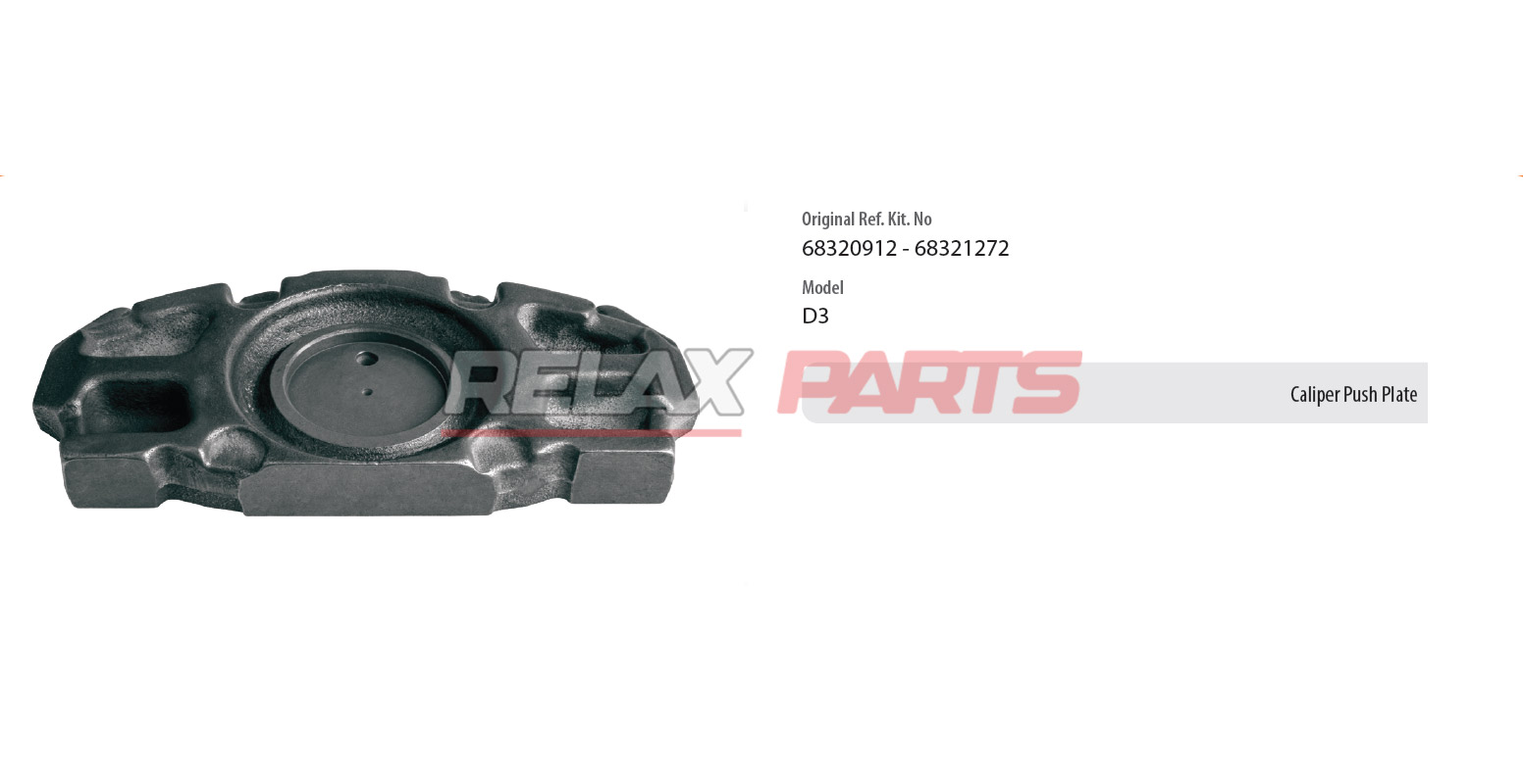 60381 – CALIPER PUSH PLATE 68320912 MERITOR - 68320912