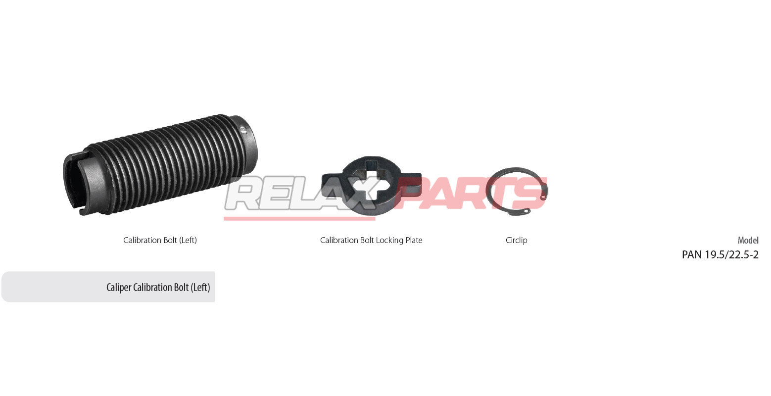 60826 – Caliper Calibration Bolt (Left) - WABCO