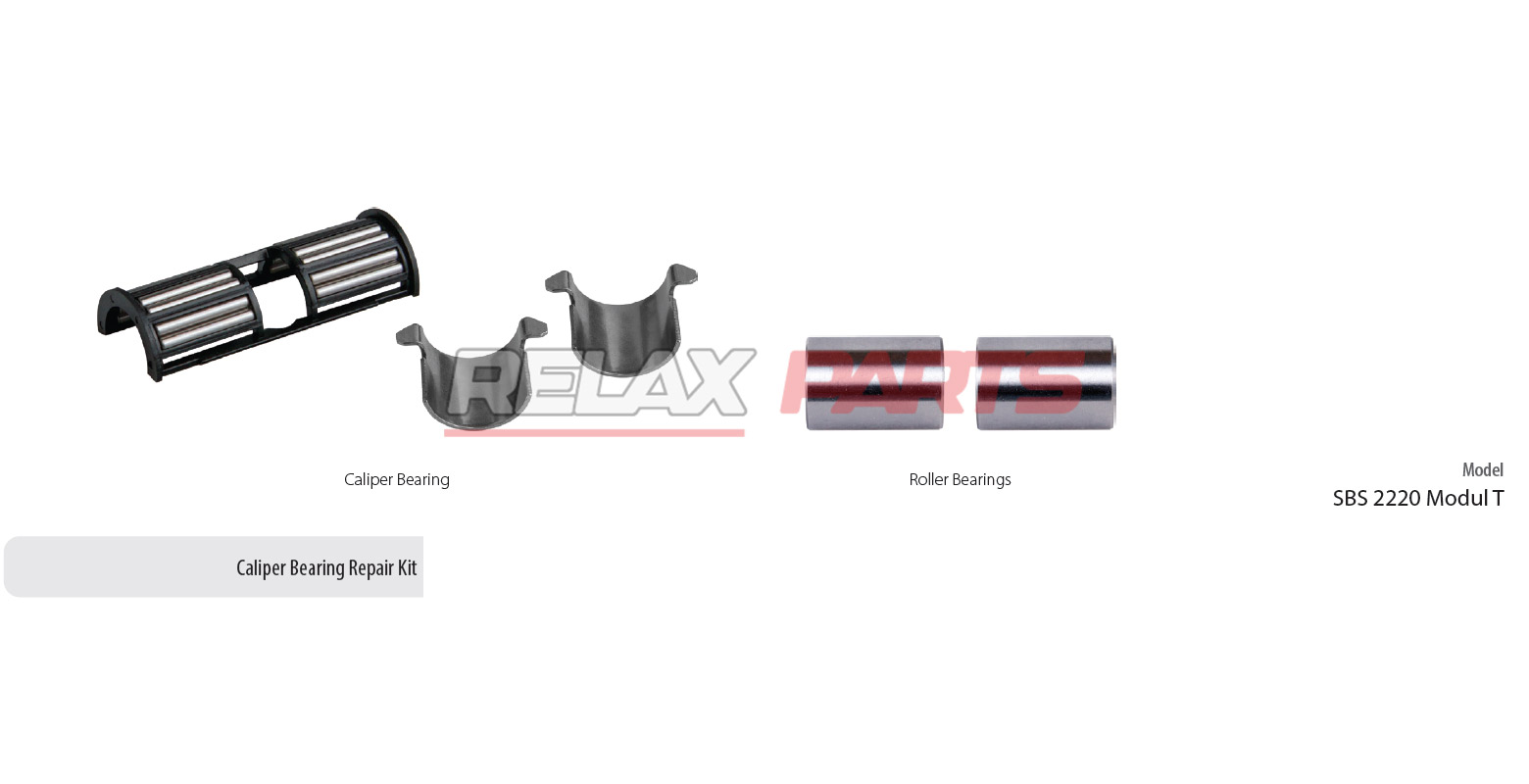 61041 – CALIPER BEARING REPAIR KIT HALDEX CALIPER - HALDEX