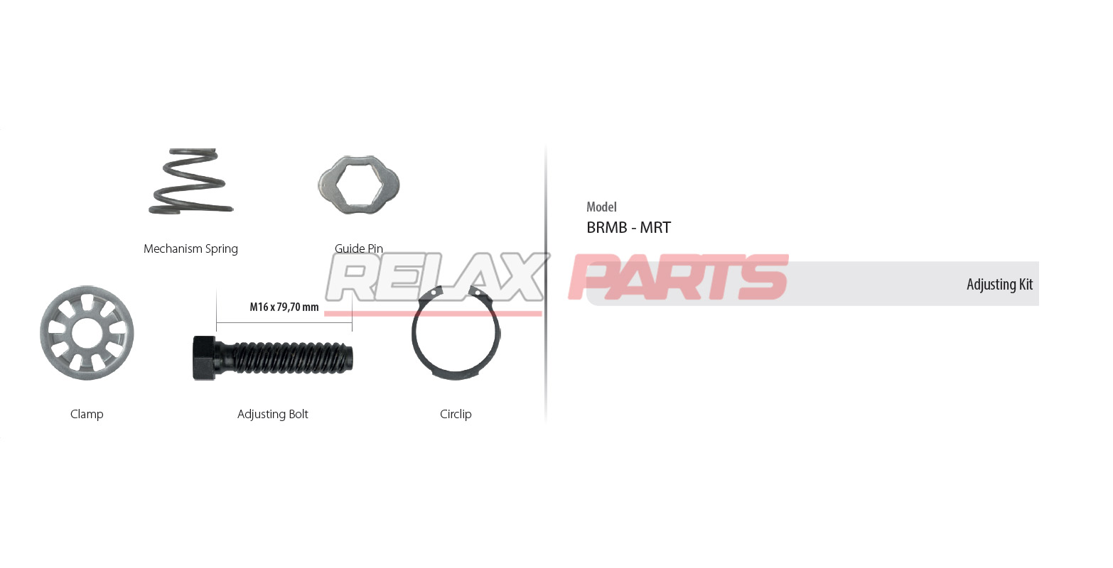 61110 – ADJUSTING KIT HYDRAULIC CALIPER - HYDRAULIC CALIPER